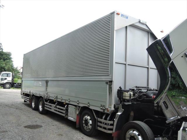 UDトラックスクオン 大型ウイング車 - カスタム★ハイルーフ・フルエアサス・融雪仕様・4軸低床