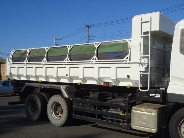 UDトラックスクオン 大型ダンプ - 22tダンプ★荷台L：6．30m、W：2．20m・リターダ・自動シート・新明和製